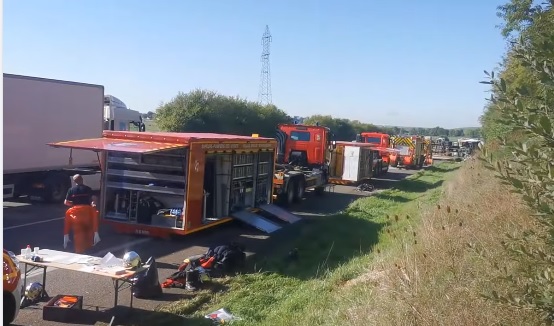Accident de poids lourd : l’A31 est toujours coupée - La Plaine des Vosges