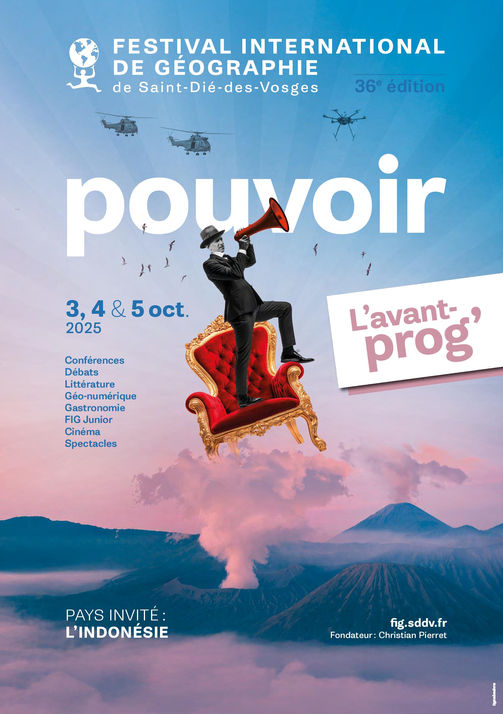 FIG – L'avant-programme du 36e Festival International de Géographie de Saint-Dié-des-Vosges est ...