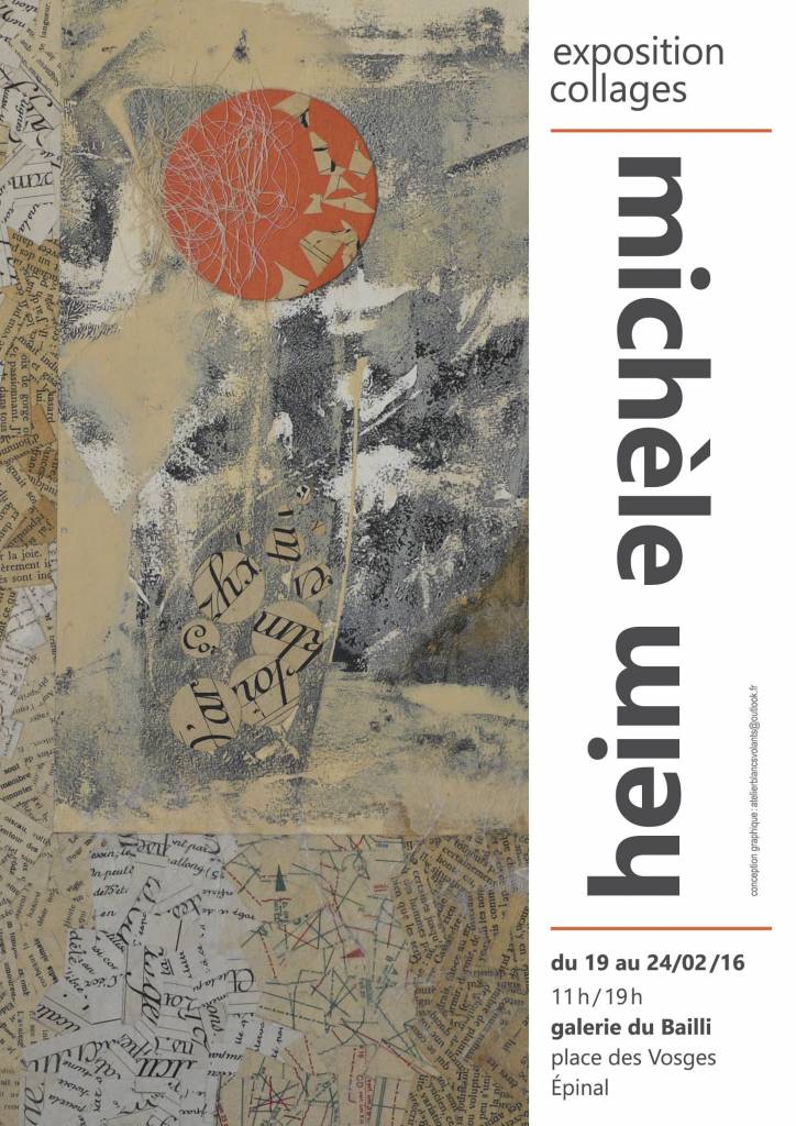Epinal - L’art du collage de Michèle Heim - Epinal Info