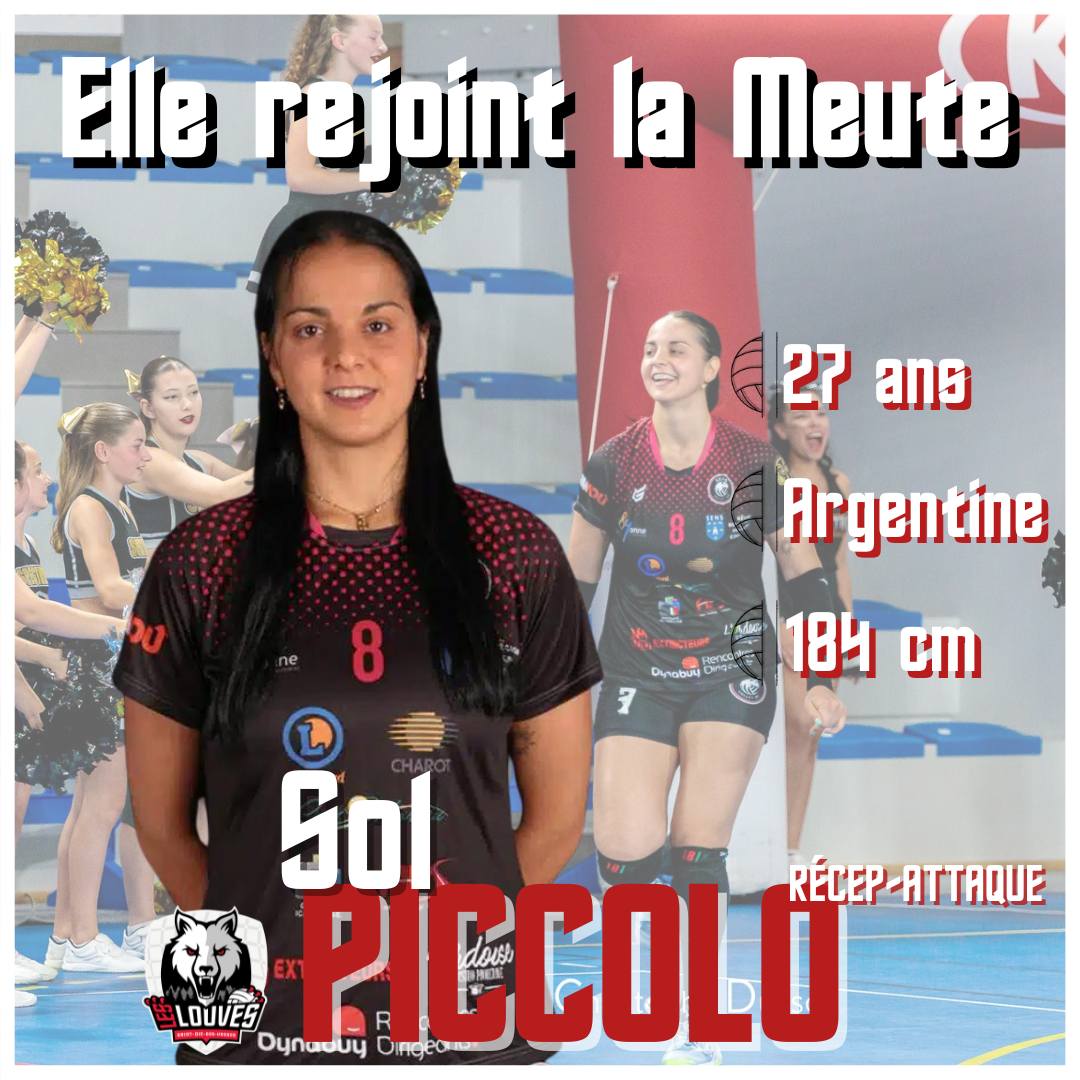 Volley-ball : Sol Piccolo signe chez les Louves - Saint Die Info