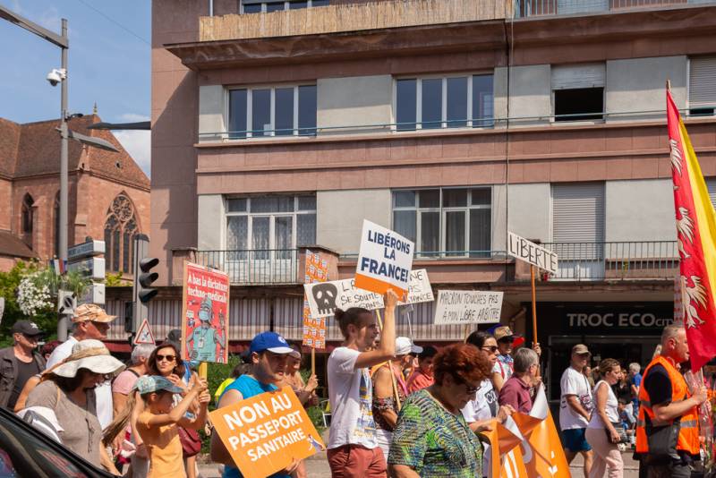 4ème manifestation anti pass sanitaire - Saint Die Info
