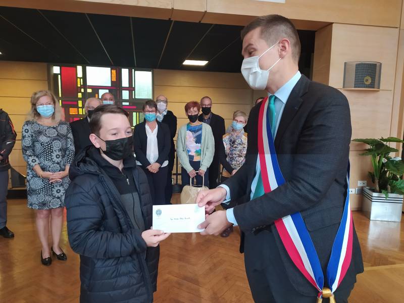 Le jeune Déodatien Ethan Renaud mis à l'honneur pour son courage ...