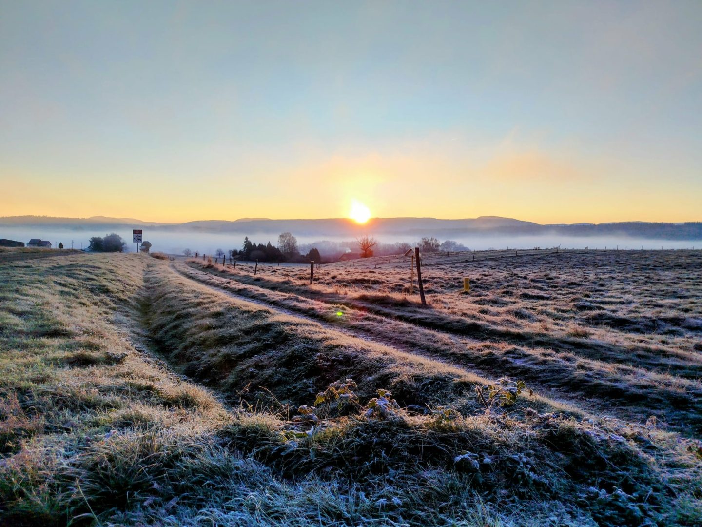 Froid intense au réveil dans les Vosges : jusqu’à –8 °C relevés - Saint ...