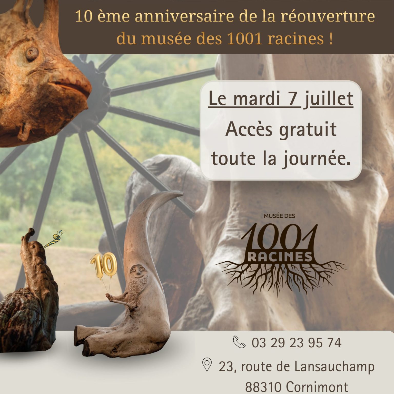 Cornimont - 10 ans aux Musée des 1001 racines - Remiremont Info