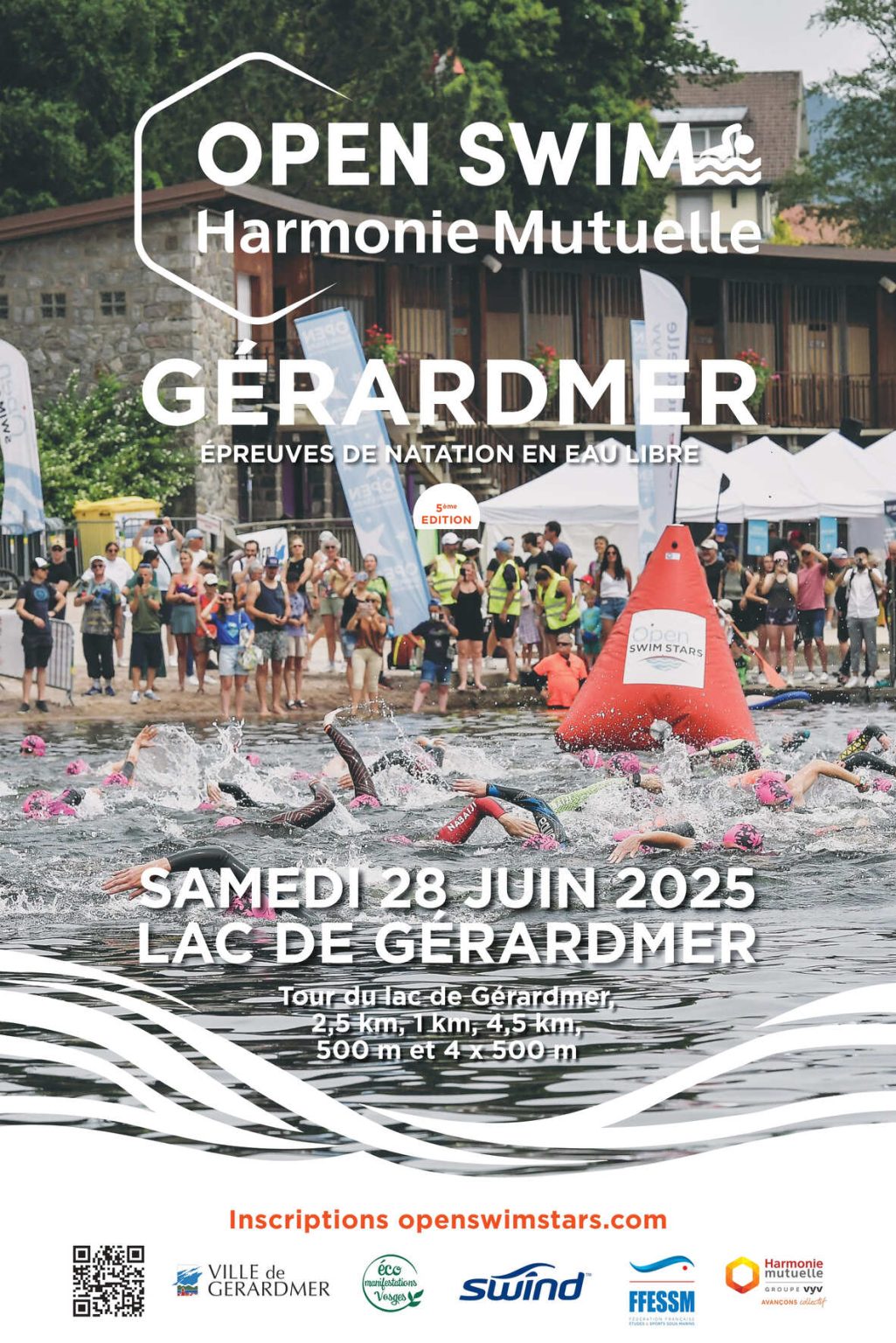 5ème édition de l’Open Swim Harmonie Mutuelle Gérardmer le 28 juin 2025 ...