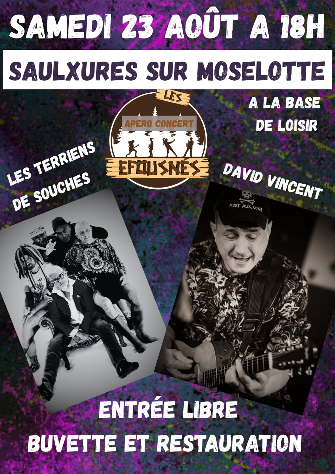 Apéro concert avec David Vincent & Les Terriens de Souche - Gerardmer Info