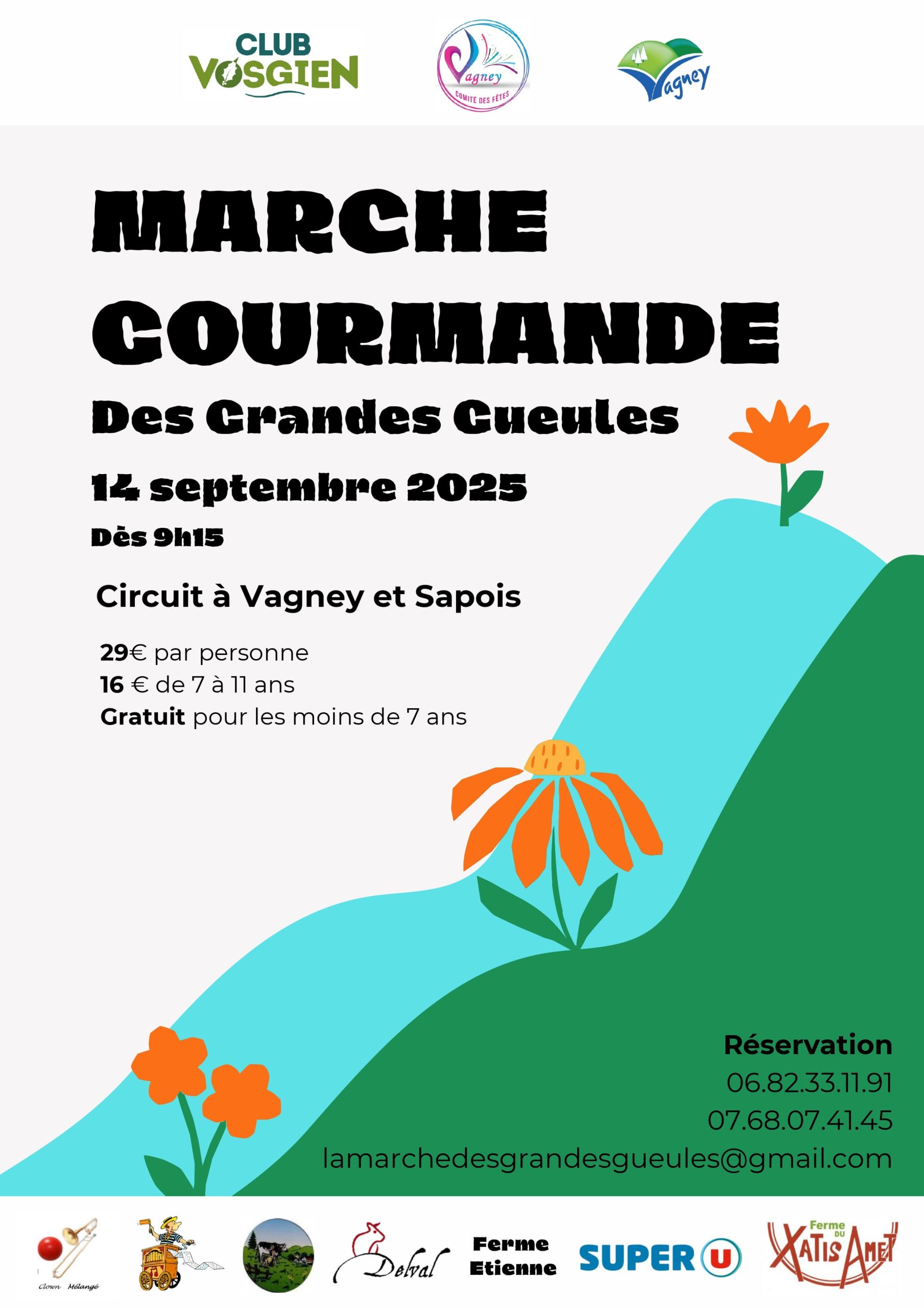 2e marche gourmande organisée par le Comité des Fêtes et le Club ...